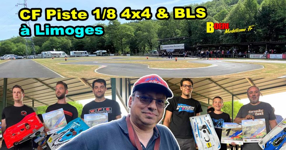 CF Piste 1/8 4x4 Thermique et Brushless Limoges LMRC - Boeri Modélisme RC