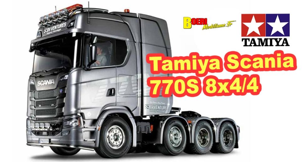 Tamiya Scania 770S 8x4/4 56371 - Boeri Modélisme RC