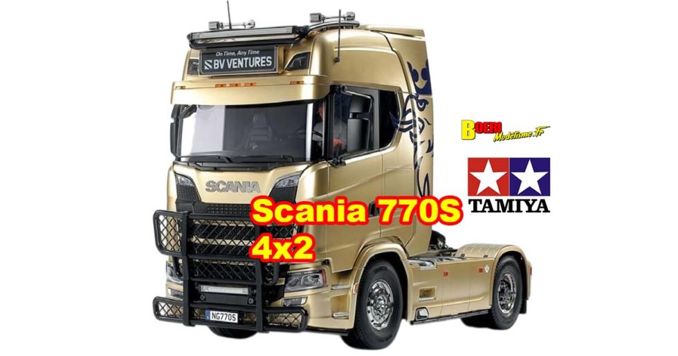 2025 Tamiya Camion Scania 770 S 4x2 Kit 56379 - Boeri Modélisme RC