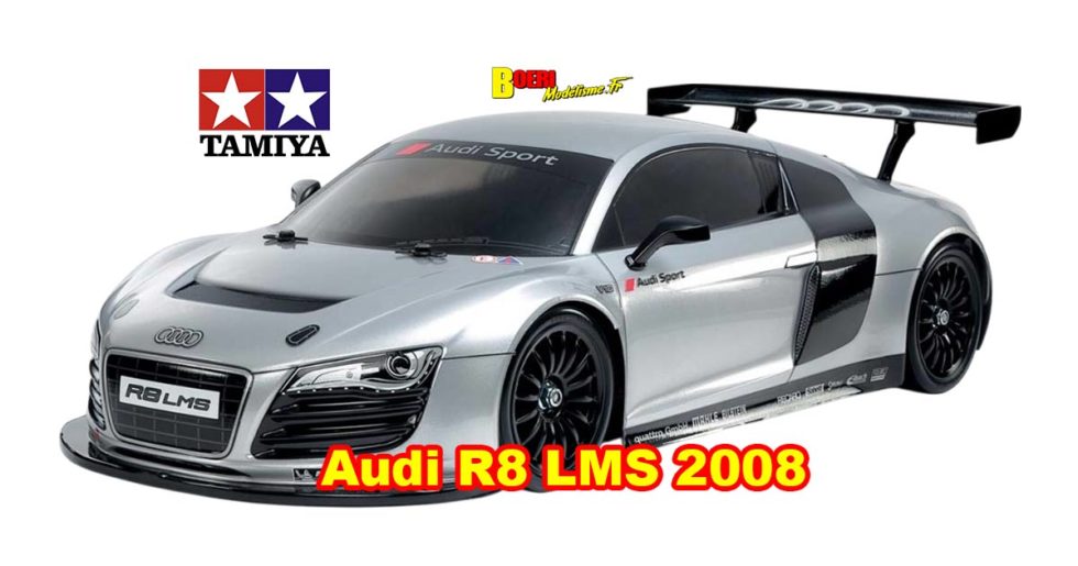 2025 Tamiya Audi R8 LMS 2008 Kit 58749 - Boeri Modélisme RC